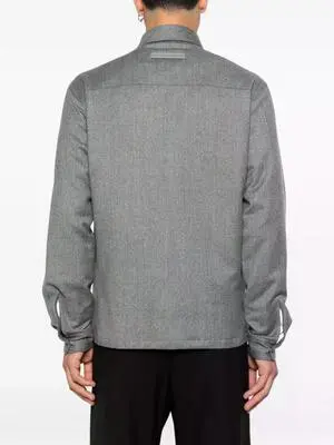Zegna Zip-fastening Pocket Shirt - Grey
