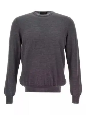 GRAN SASSO Crew-neck Ribbed Sweater