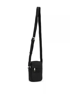 Karl Lagerfeld Embossed-logo Zip Messenger Bag