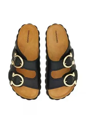 FERRAGAMO Gancini Buckle Sandals
