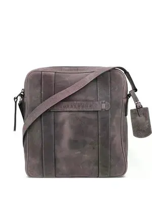 Grey Leather Cross Body Bags