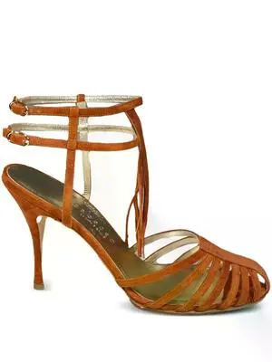 CABECEO 100mm Caged Heeled Sandals