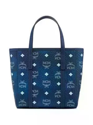 Mcm Toni Mini Tote Bag - Blue
