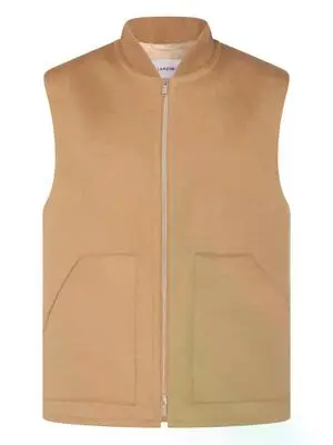 LARDINI Zip-front Patch-pocket Waistcoat