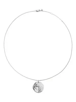 Monica Vinader Aquarius Zodiac Pendant Necklace - Silver