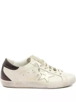 GOLDEN GOOSE Super-star Crocodile-effect Sneakers