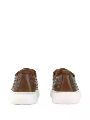 CALCE Woven Leather Low-top Trainers