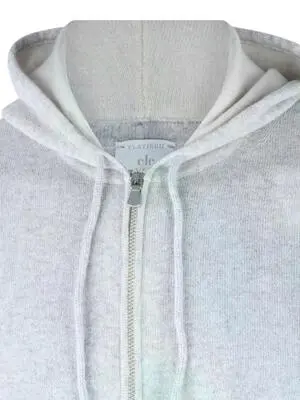 Eleventy Cashmere Zip Hoodie - Grey