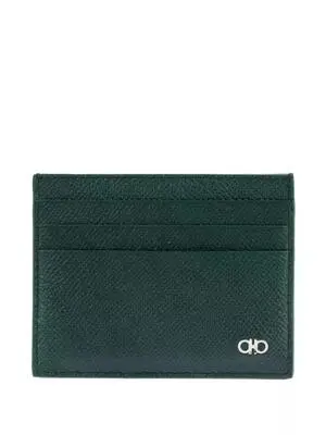 FERRAGAMO Gancini Card Holder - Green