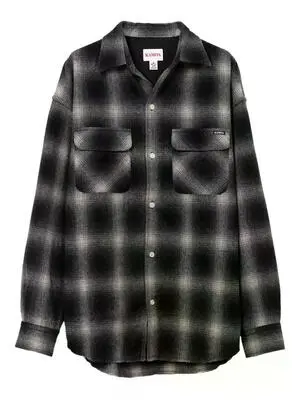KAMIYA Check-pattern Wool Shirt