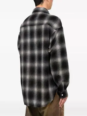 KAMIYA Check-pattern Wool Shirt