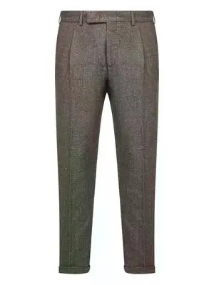 PT TORINO Pleated Wool Trousers