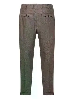 PT TORINO Pleated Wool Trousers