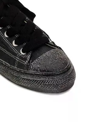 GENERAL SCALE. Roy Past-sole Smudged Canvas Sneakers