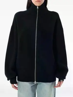 Extreme Cashmere Xtra Out Zip-front Cardigan - Black