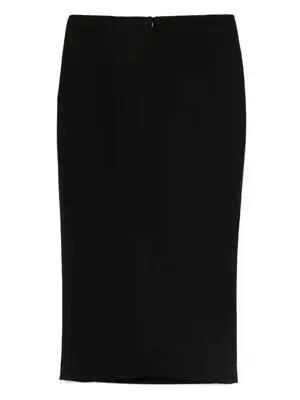 Giorgio Armani Wool-blend Straight Skirt