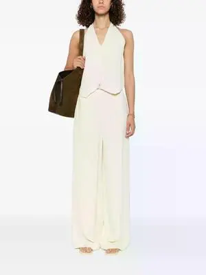 JOSEPH Halter-neck Button Top