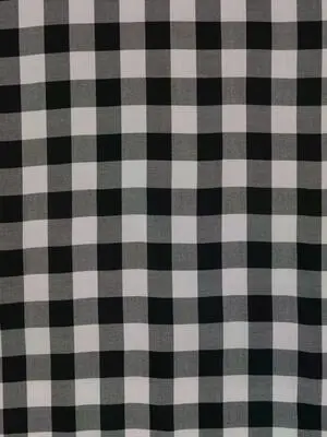 Rick Owens Checked Wool Scarf - Black