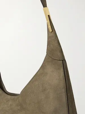 Savette Florence Suede Tote - Brown