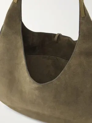 Savette Florence Suede Tote - Brown