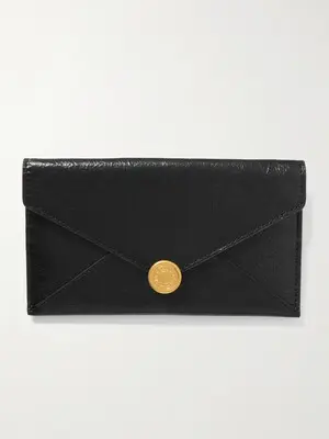 Dries Van Noten Medium Textured-leather Clutch