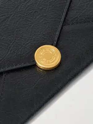 Dries Van Noten Medium Textured-leather Clutch