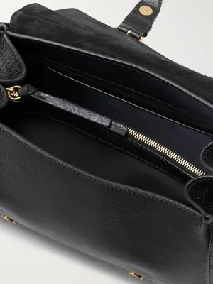 Dries Van Noten Leather Camera Shoulder Bag