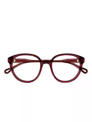 Chloé Round-frame Glasses - Red