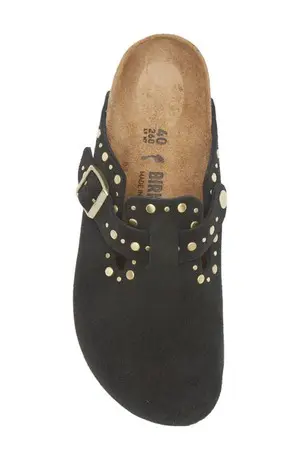 BIRKENSTOCK Boston Rivets Clog - Black