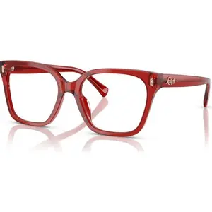 Ralph Lauren 53mm Square Optical Glasses - Violet