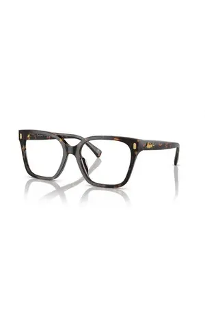 Ralph Lauren 55mm Square Optical Glasses - Shiny Dark Havana
