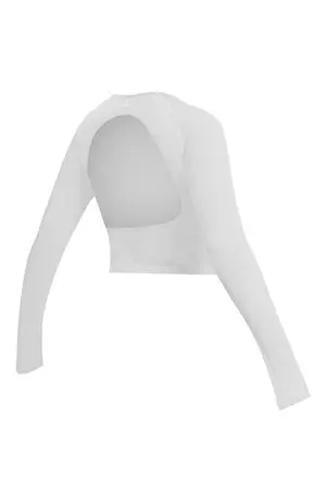 VITALITY Synergy Open Back Long Sleeve Top - Snow