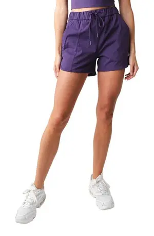 VITALITY Nomad High Rise Relaxed Fit Short - Plum