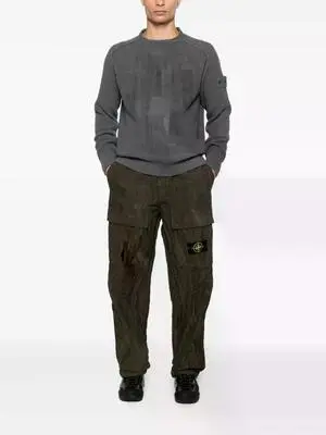 Stone Island Raglan-sleeve Wool Sweatshirt