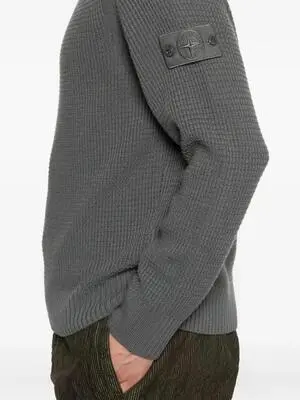 Stone Island Raglan-sleeve Wool Sweatshirt