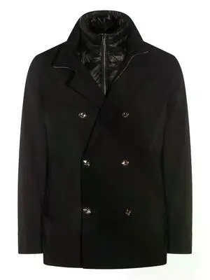 MONTECORE Double-breasted Buttoned Coat