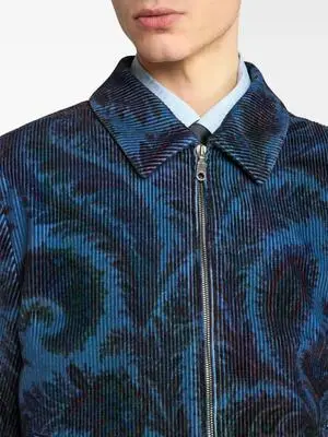Etro Paisley-print Zip-up Jacket