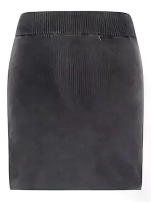 Alexander Wang Ribbed Logo-embossed Skirt