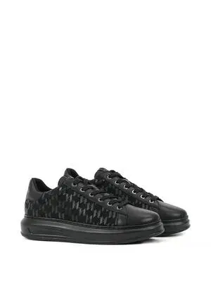 Karl Lagerfeld Monogram Platform Sneakers