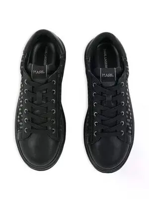 Karl Lagerfeld Monogram Platform Sneakers
