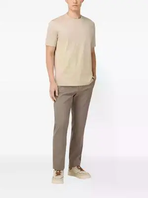 Boggi Milano Cotton-blend Straight Leg Trousers