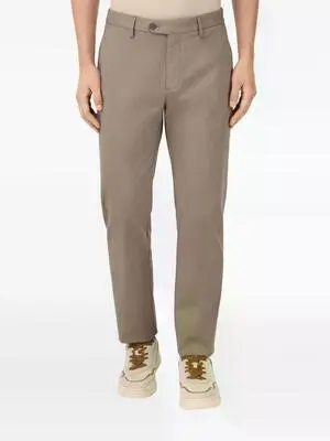 Boggi Milano Cotton-blend Straight Leg Trousers