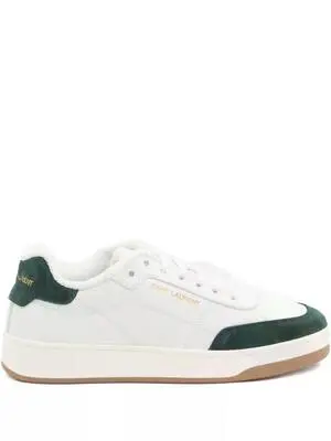 Saint Laurent Sl/61 Leather Sneakers - White