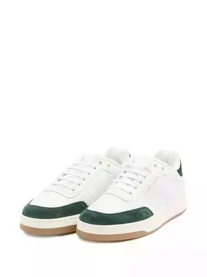 Saint Laurent Sl/61 Leather Sneakers - White
