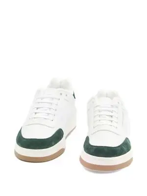 Saint Laurent Sl/61 Leather Sneakers - White