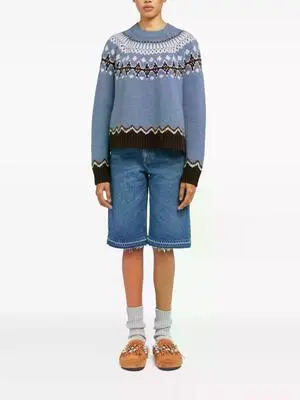 Alanui Wool Fair Isle Sweater