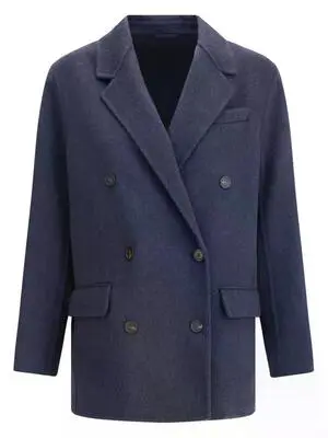 Brunello Cucinelli Notched-lapel Double-breasted Coat