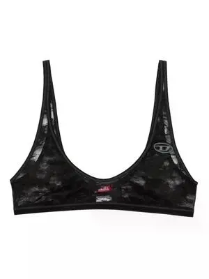 DIESEL® Tania-utlt Lace-paneled Bra - Black