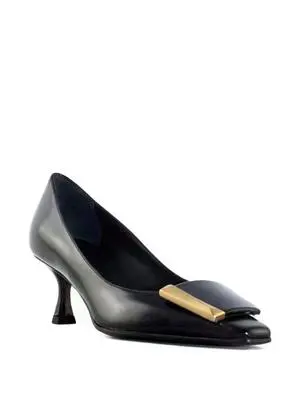 Roberto Festa 45mm Leather Square-toe Pumps