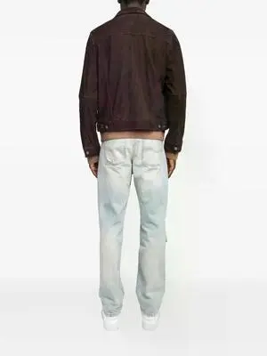 Zadig&Voltaire Button-fastening Suede Jacket - Brown